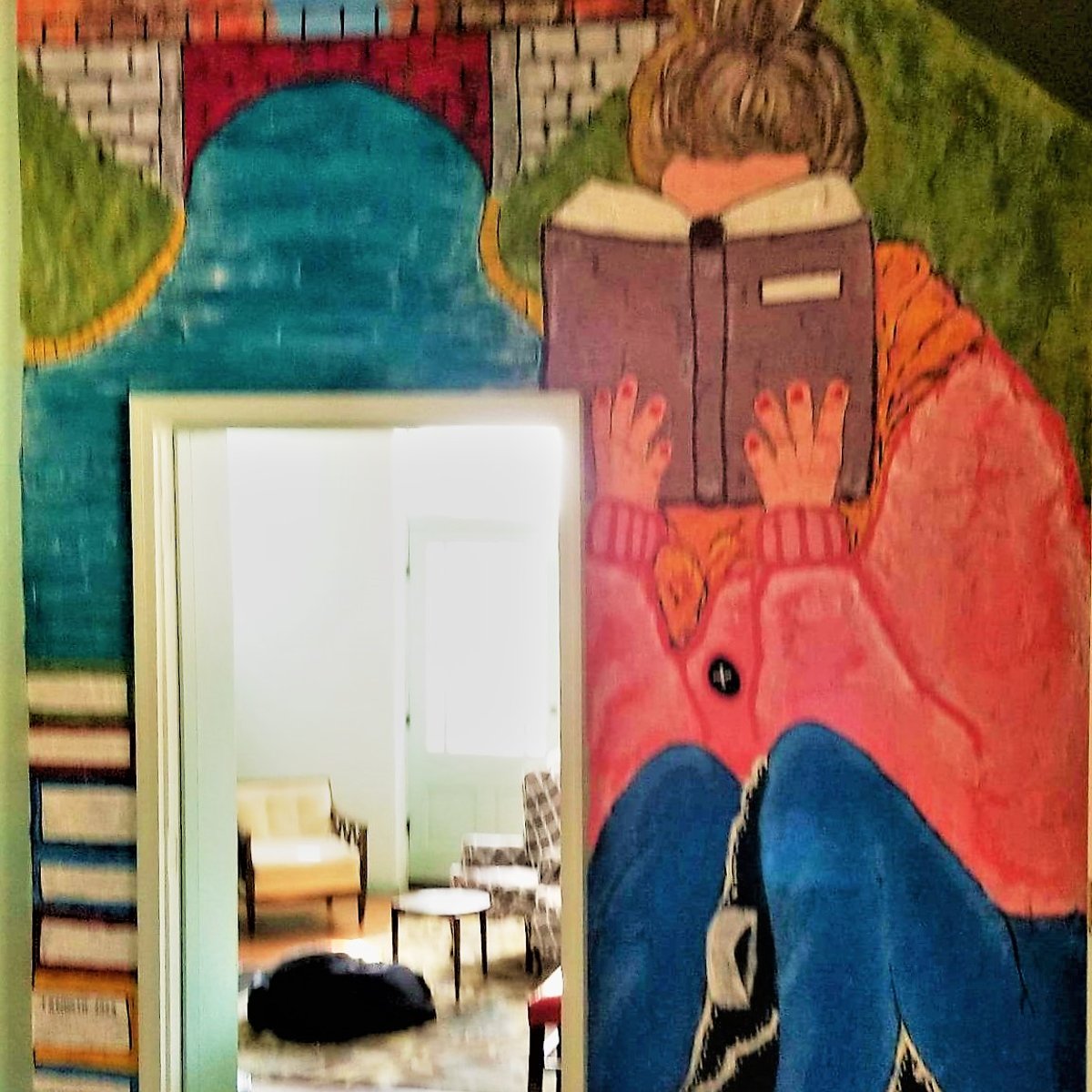 "Spine Bookstore Mural" by F. Kenneth Taylor (Artist) on Zealous