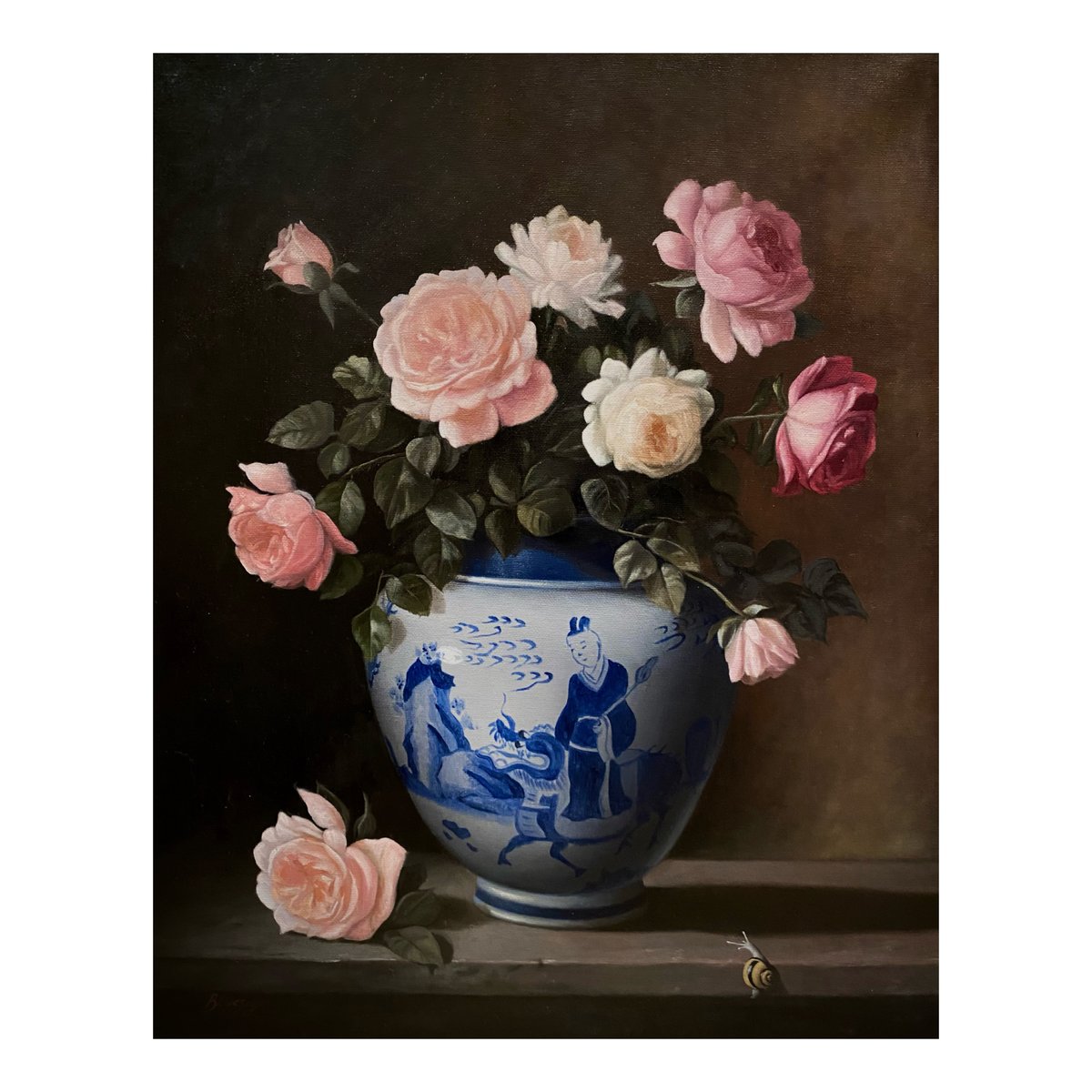 "Cabbage roses" by Bebe (Artist) on Zealous