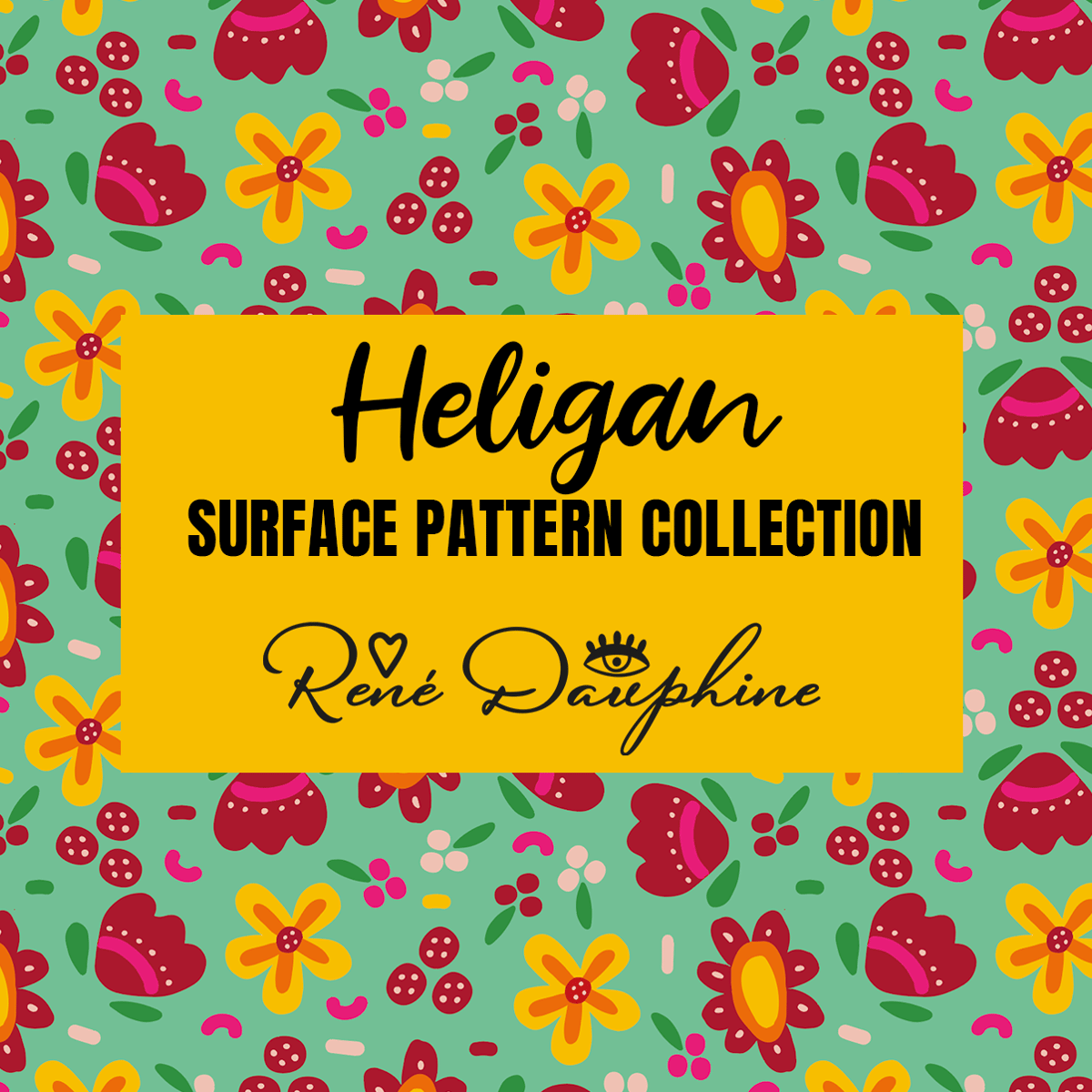 "Heligan Surface Pattern Collection" by Rene Dauphine (Illustrator) on Zealous