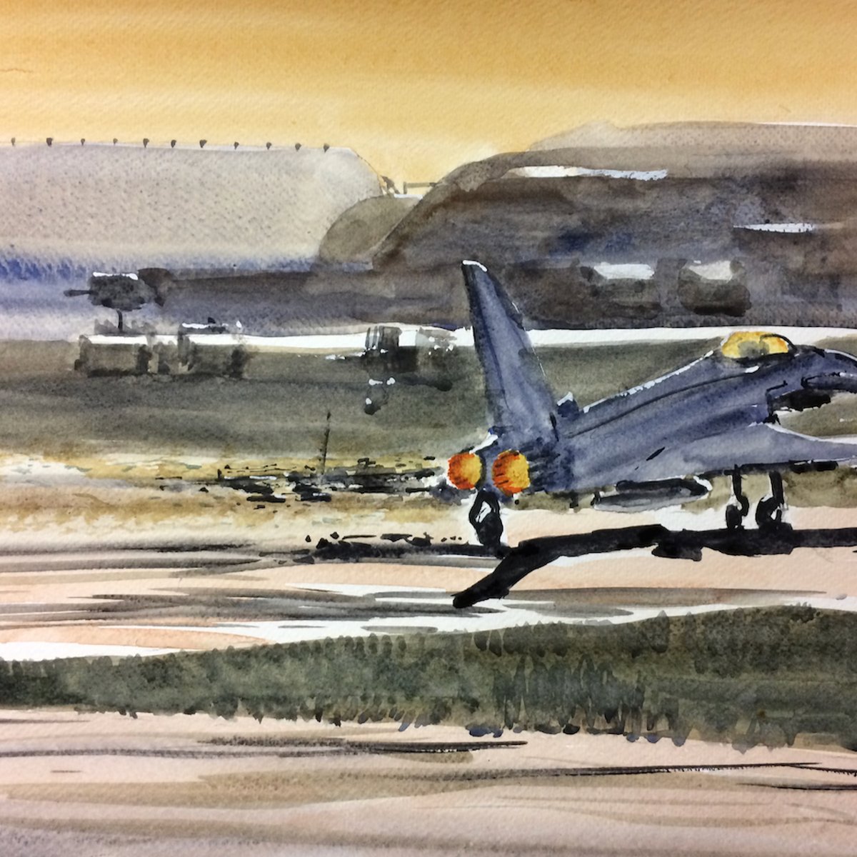 "Typhoon at Lossie" by Daniel McShane (Art Painter) on Zealous