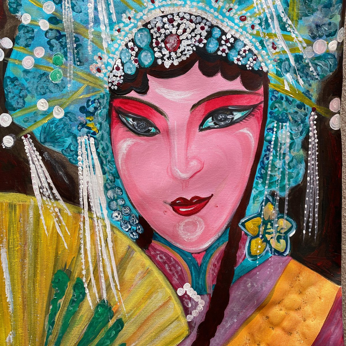 "Chinese opera queen" by Amy C @AmyC8889.Art.Studio (Painter) on Zealous