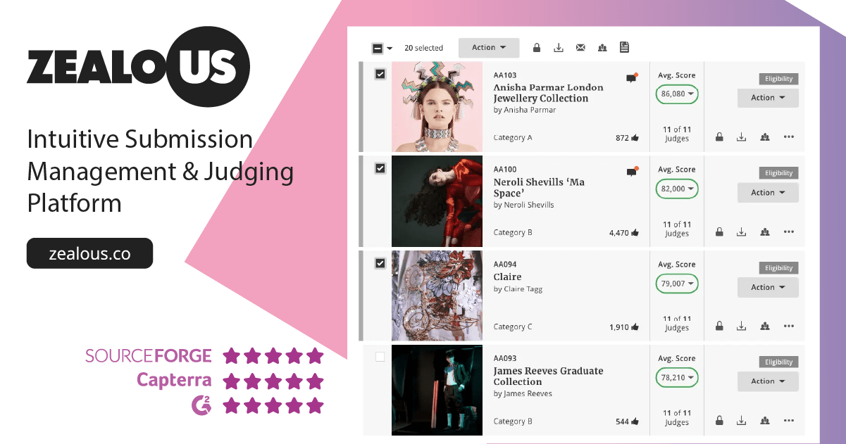 Log in to Zealous - View, Manage & Judge Submissions